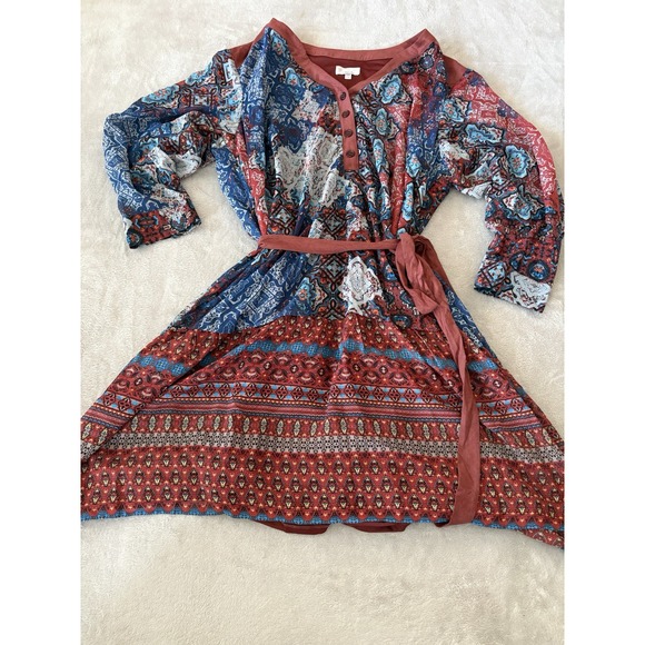 Robbie Bee | Dresses | Signature By Robbie Bee Womens 24w Paisley Long ...